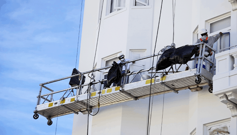 Swing Stage Scaffolding Basics | Manders Companies